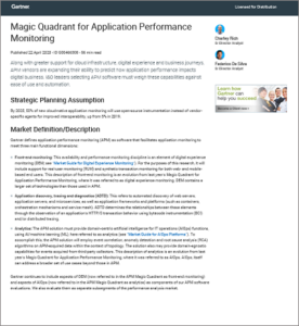 2020 Gartner Magic Quadrant for Application Performance Monitoring ...