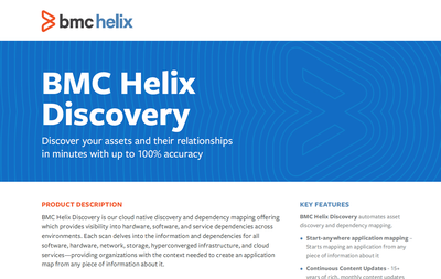 BMC Helix Discovery - Корпоративные информационные системы
