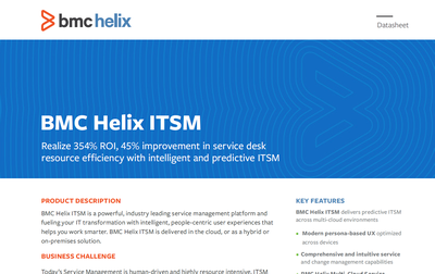 BMC Helix ITSM - Корпоративные информационные системы