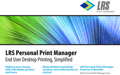 Personal Print Manager - Корпоративные информационные системы